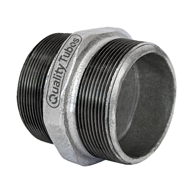 Niple Duplo Galvanizado de 2 1/2"