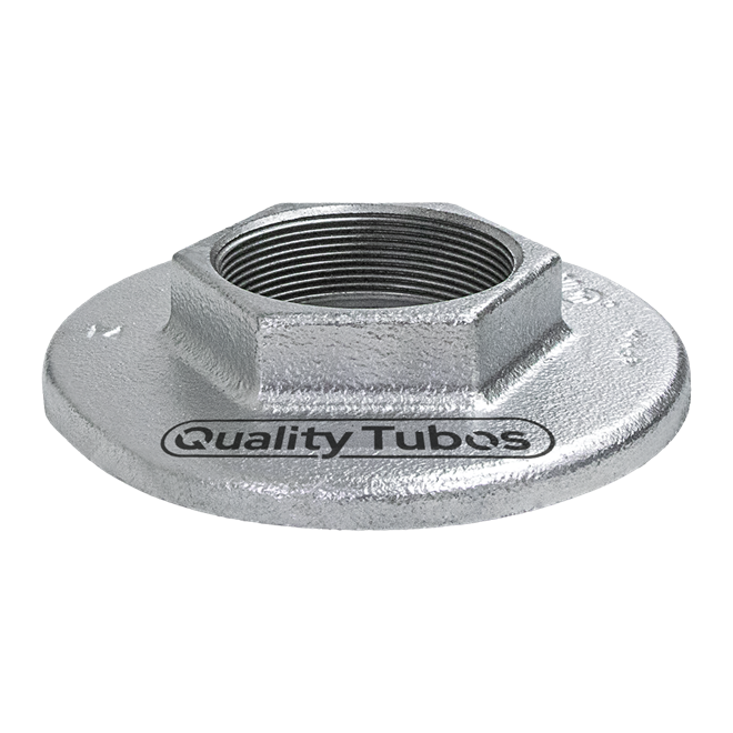 Flange Sextavada Galvanizada de 4"