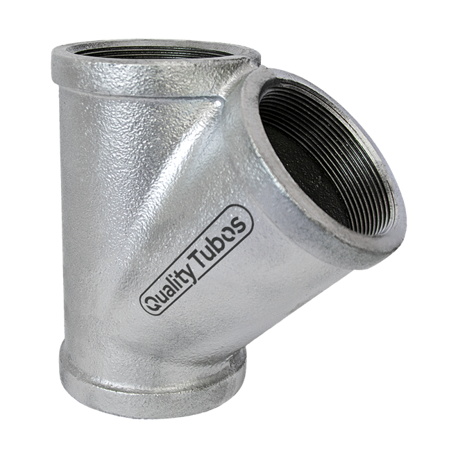 Tee Galvanizado 45° de 2.1/2" (Y)